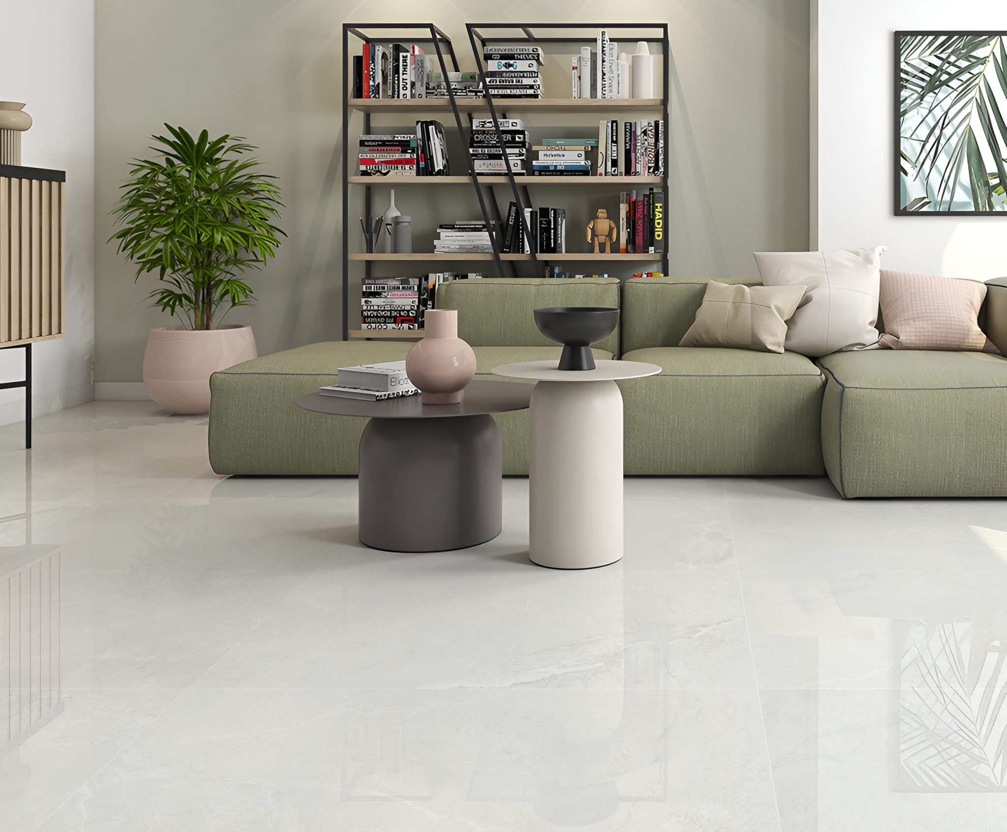 Atlas Stone White Gloss 3x6 6x6 6x12 - Aurees Tiles